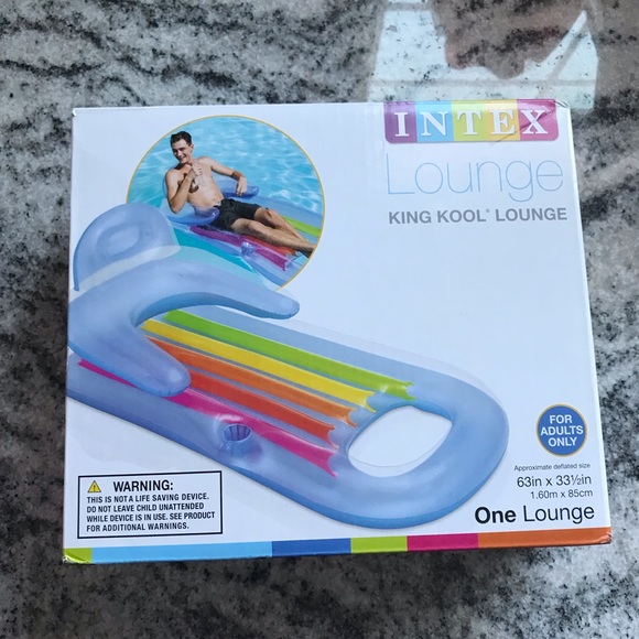 Intex | Games | Intex King Kool Lounge Swimming Pool Float New | Poshmark